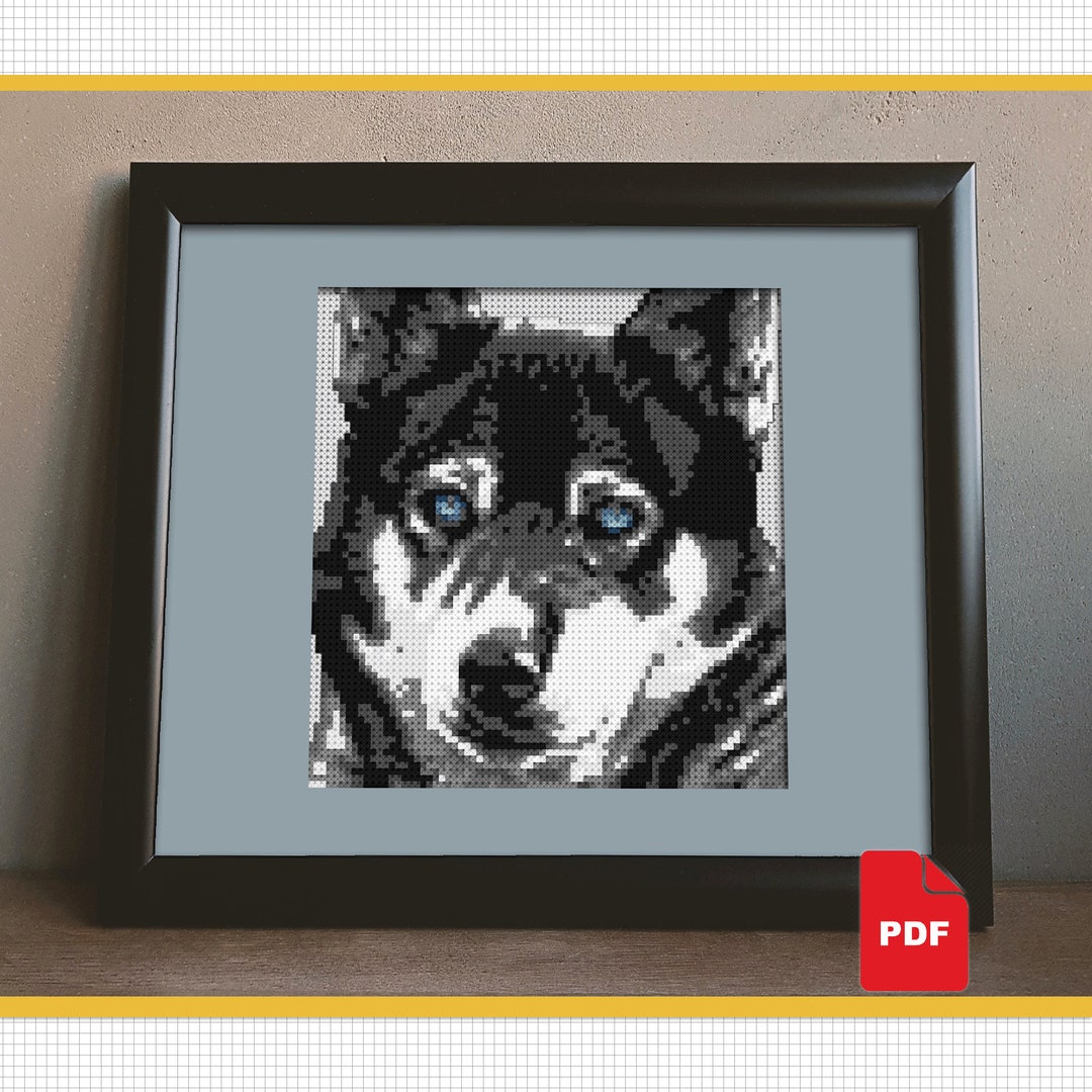Siberian Husky - Cross Stitch Pattern - Cross Stitch PDF Download ...