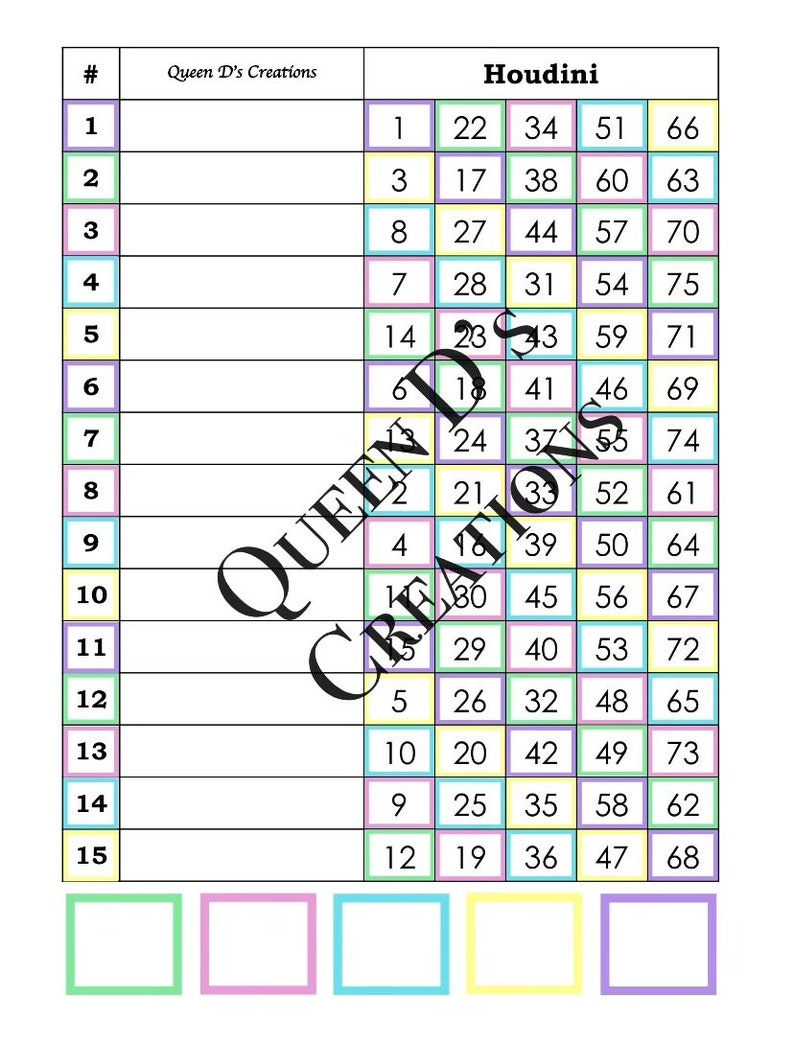 Rainbow Bingo Bundle - Etsy