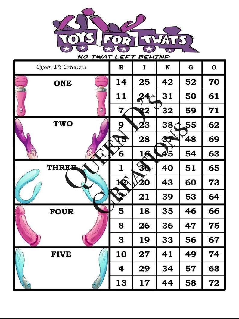 Adult Bingo Blocks Bundle - Etsy