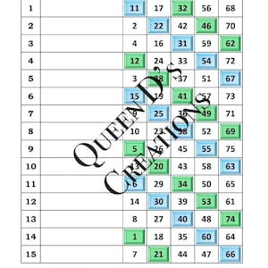 Two Colour Bingo Bundle - Etsy