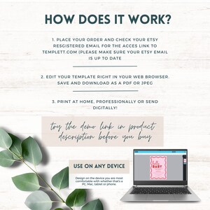 Diaper Raffle Thin Wavy Retro Border Sign, Template Editable DIY Pink ...