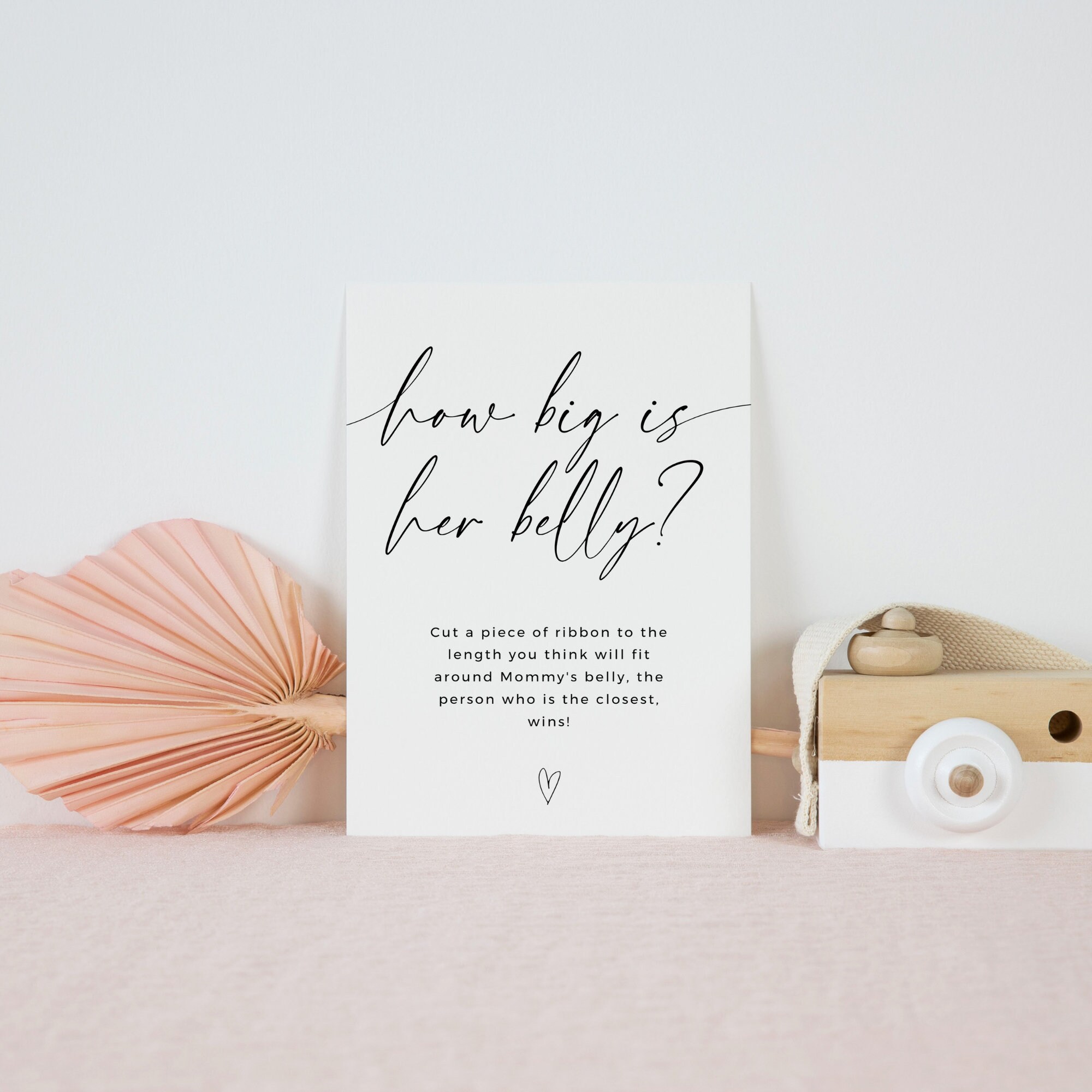 How Big is Mommy's Belly Sign Bump Guessing Game Baby - Etsy Australia