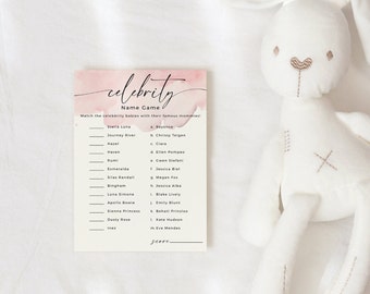 Greenery Custom Who is That Baby Game Guess the Guest Baby - Etsy