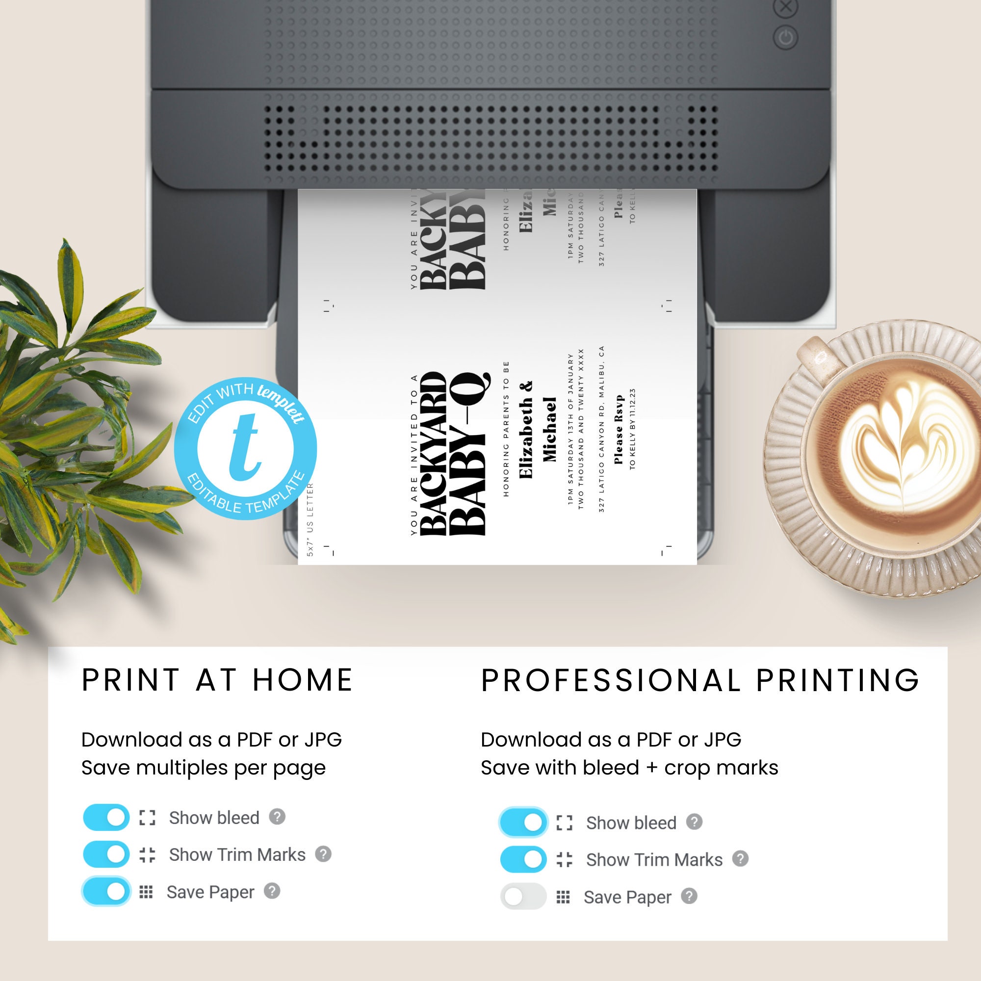 Draw the Baby Game Baby Shower Game Modern Design Gender - Etsy