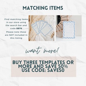 Late Night Diapers Note Sign, Boho Blue Beige Wavy Hand Drawn Retro ...