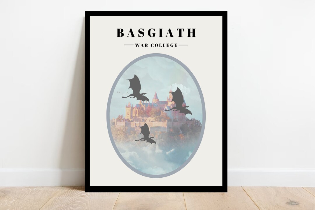 Basgiath War College Digital Art Poster | Violet Sorrengail Basgiath ...