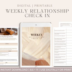 Couple's Weekly Check-in Workbook for Relationship and Marriage Health ...