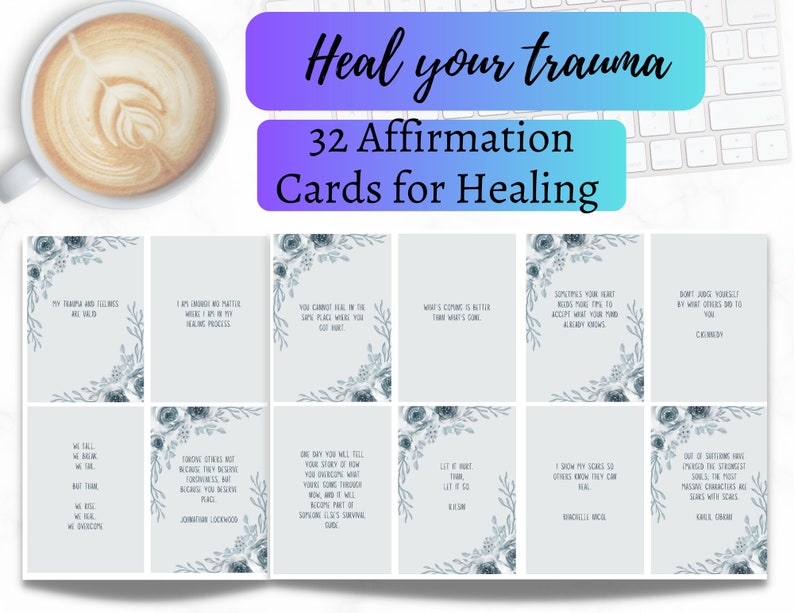 Affirmations for Trauma Survivors Anxiety Coping Quotes - Etsy