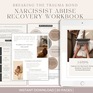 Narcissistic Abuse Recovery Workbook | Trauma Bond, Healing (PDF) - Etsy