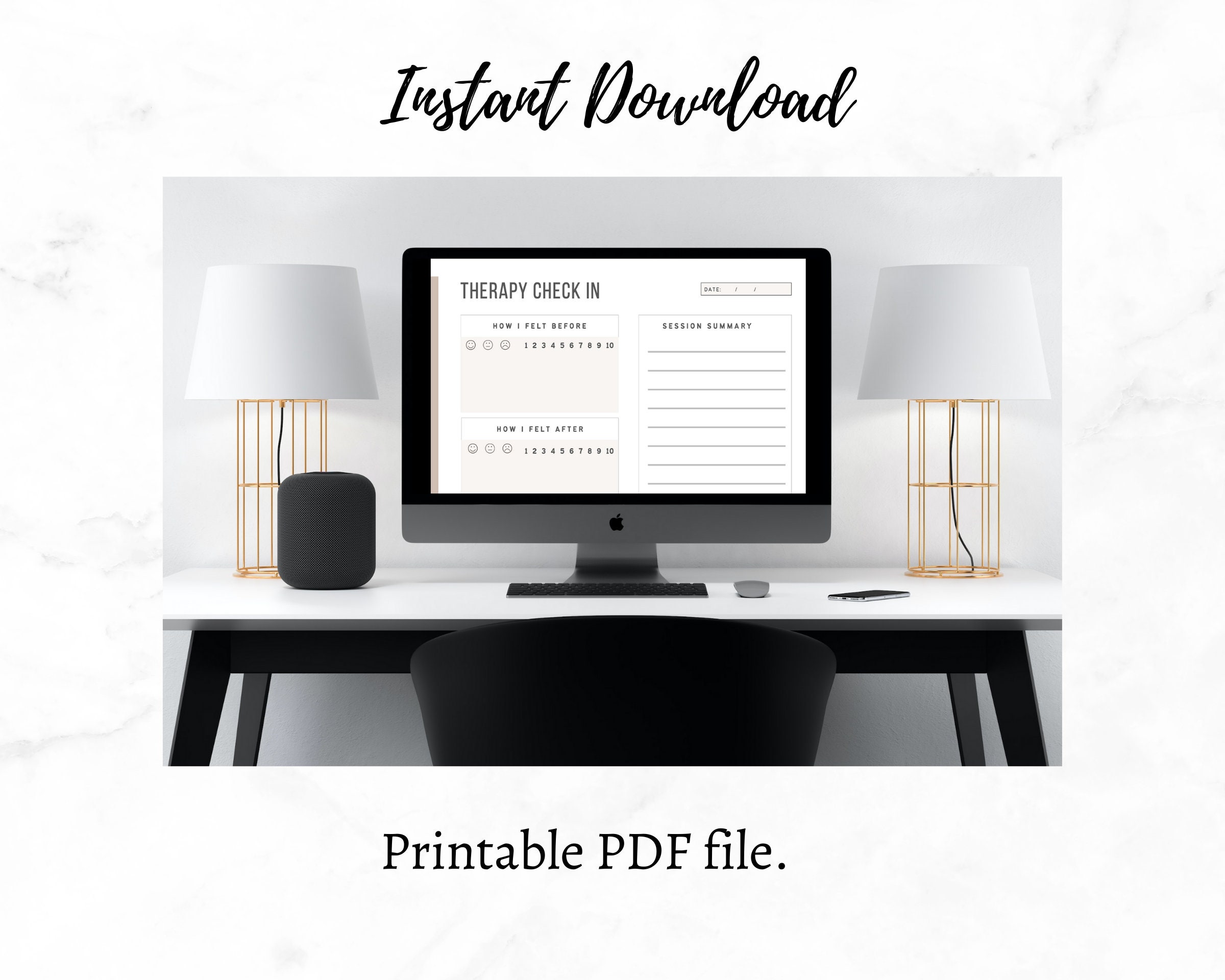 Post Therapy Check-in Worksheet therapy Goal Planner - Etsy Canada