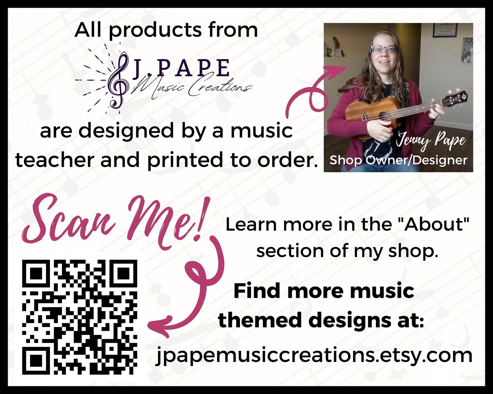 Music Note Coffee Mug | Treble, Bass, or Alto Clef | Custom Gift for ...