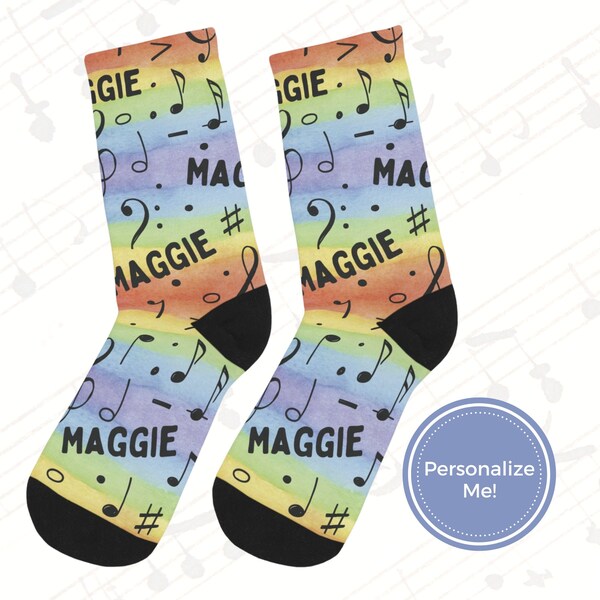 Music Socks - Etsy
