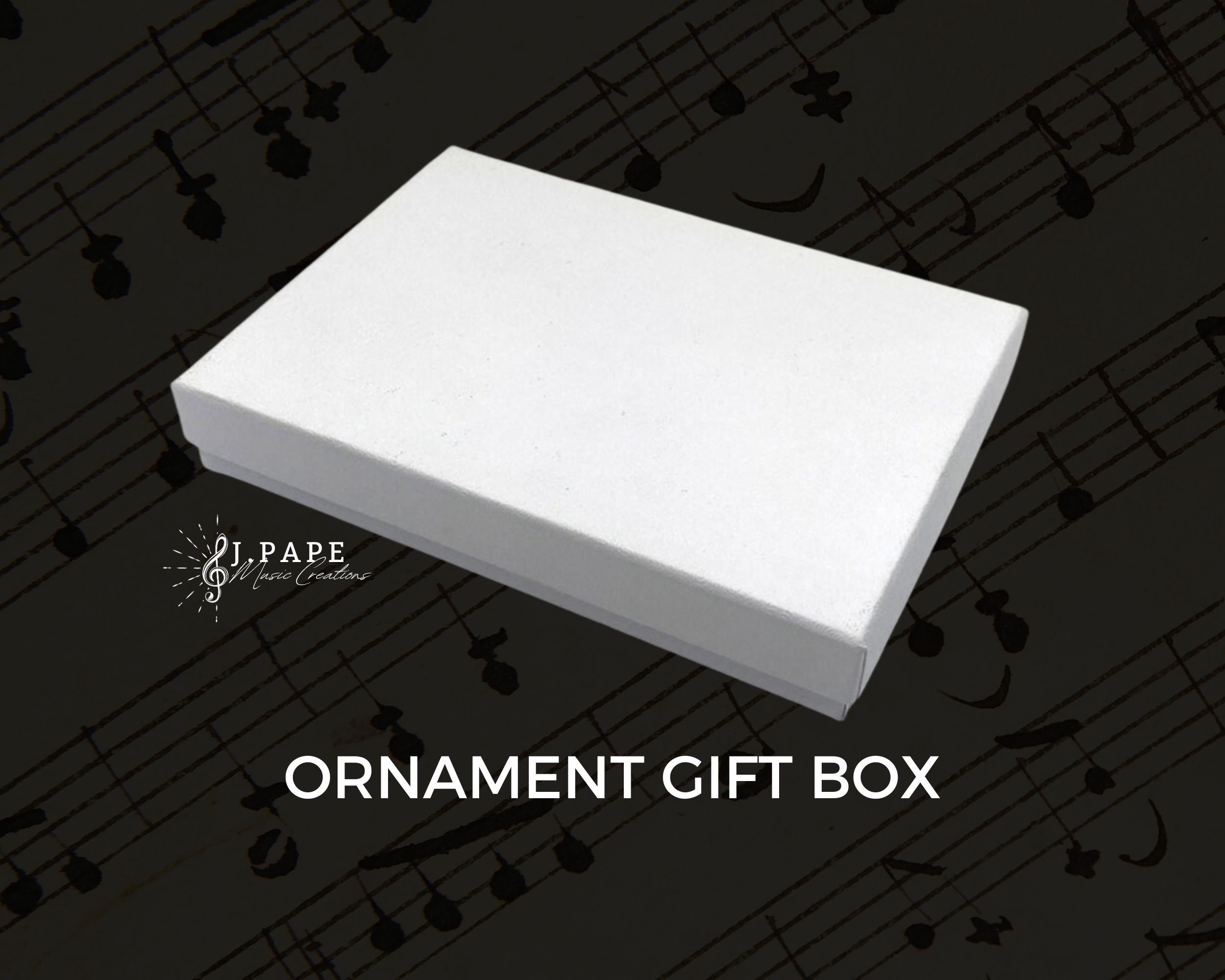 Ornament Gift Box Small White Box With Cotton Insert - Etsy