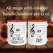 Music Note Coffee Mug Treble, Bass, or Alto Clef Custom Gift for Band ...