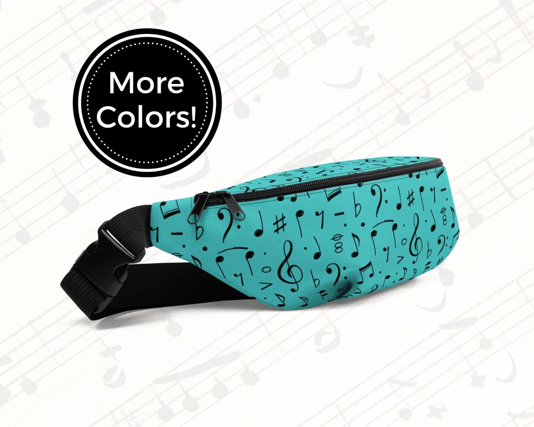 Music Note Fanny Pack | Crossbody Sling Bag | Band, Choir, or Orchestra ...