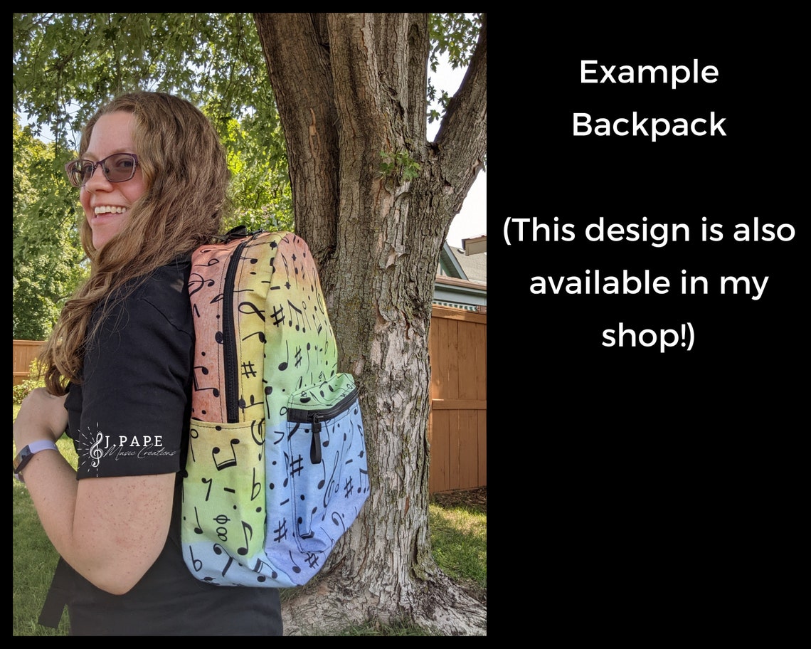 Classical Composers Laptop Backpack J.S. Bach Mozart & - Etsy