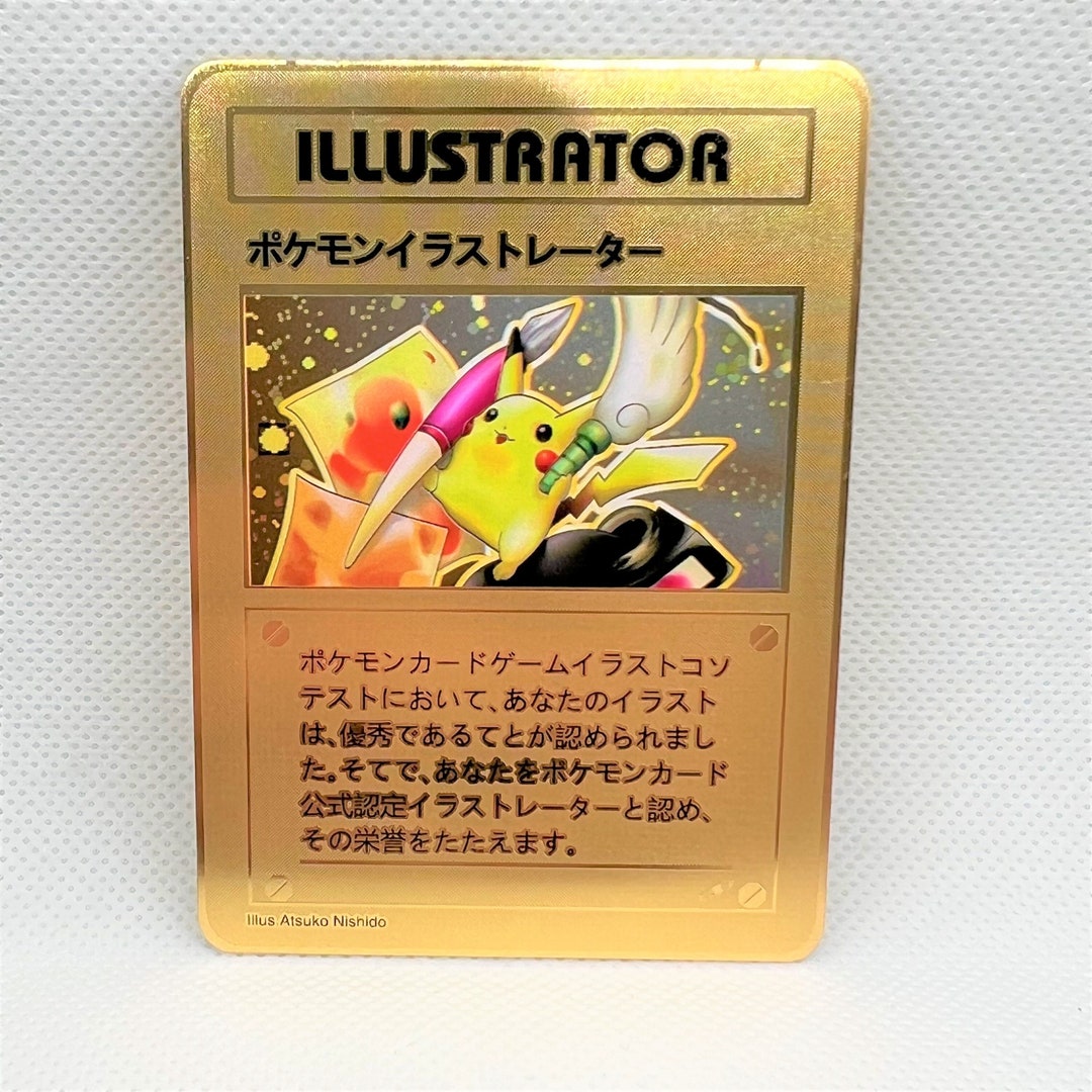 Pikachu Illustrator Pokémon Card Collectible/gift/display - Etsy