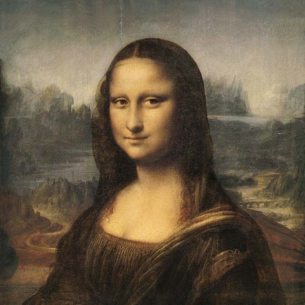 Antique Mona Lisa Print - Etsy