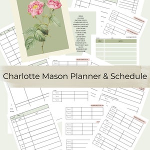 Charlotte Mason Editable Homeschool Planner- 2024-2025 - Etsy