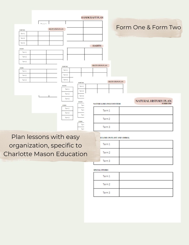 Charlotte Mason Editable Homeschool Planner- 2024-2025 - Etsy