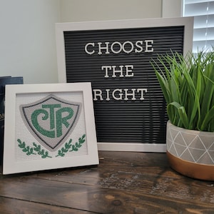 CTR Choose the Right Traditional Grey, Black, Green Diamond Art Kit ...