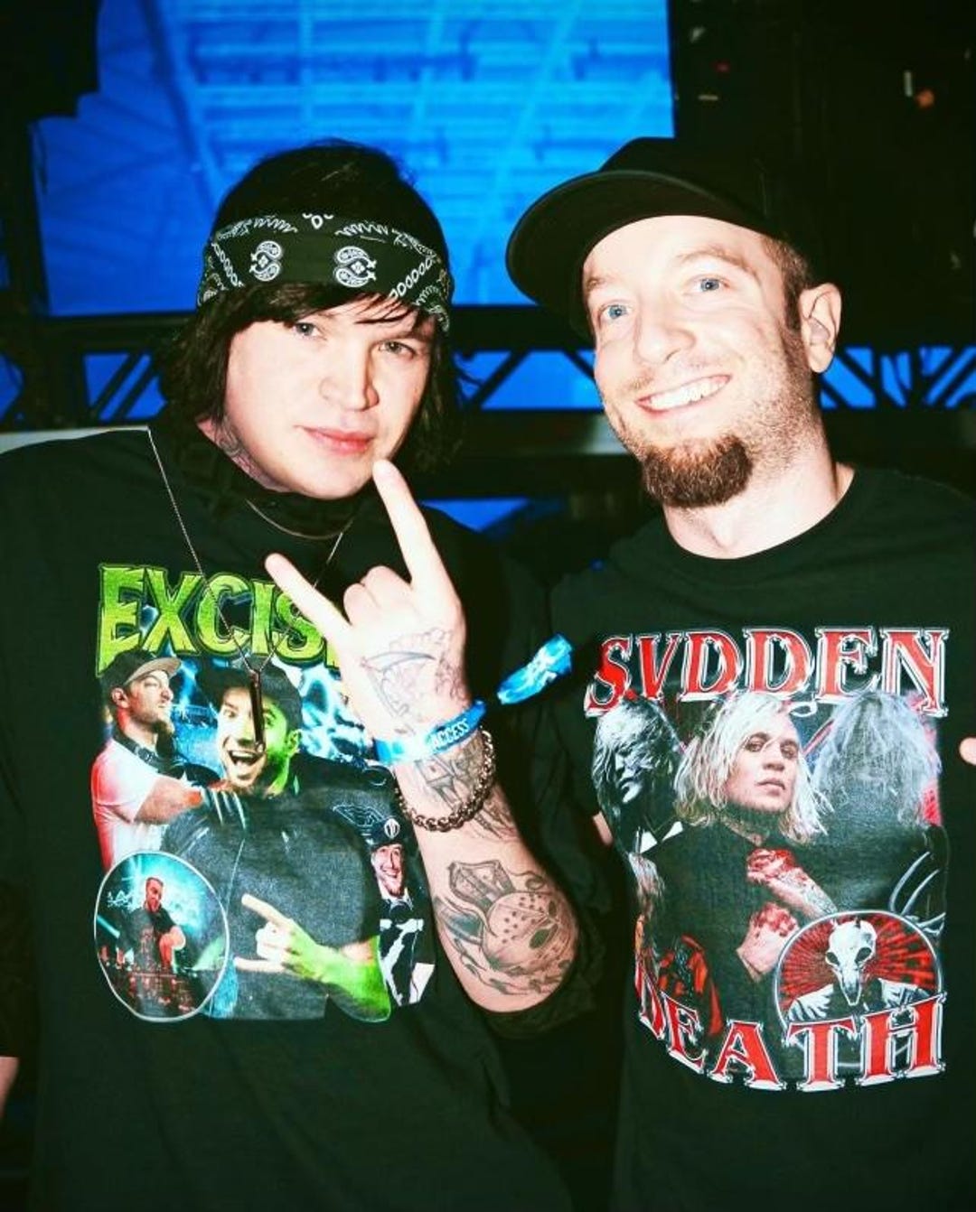 Excision, Vintage 90's Rave Tee (worn by Svdden Death) - Etsy