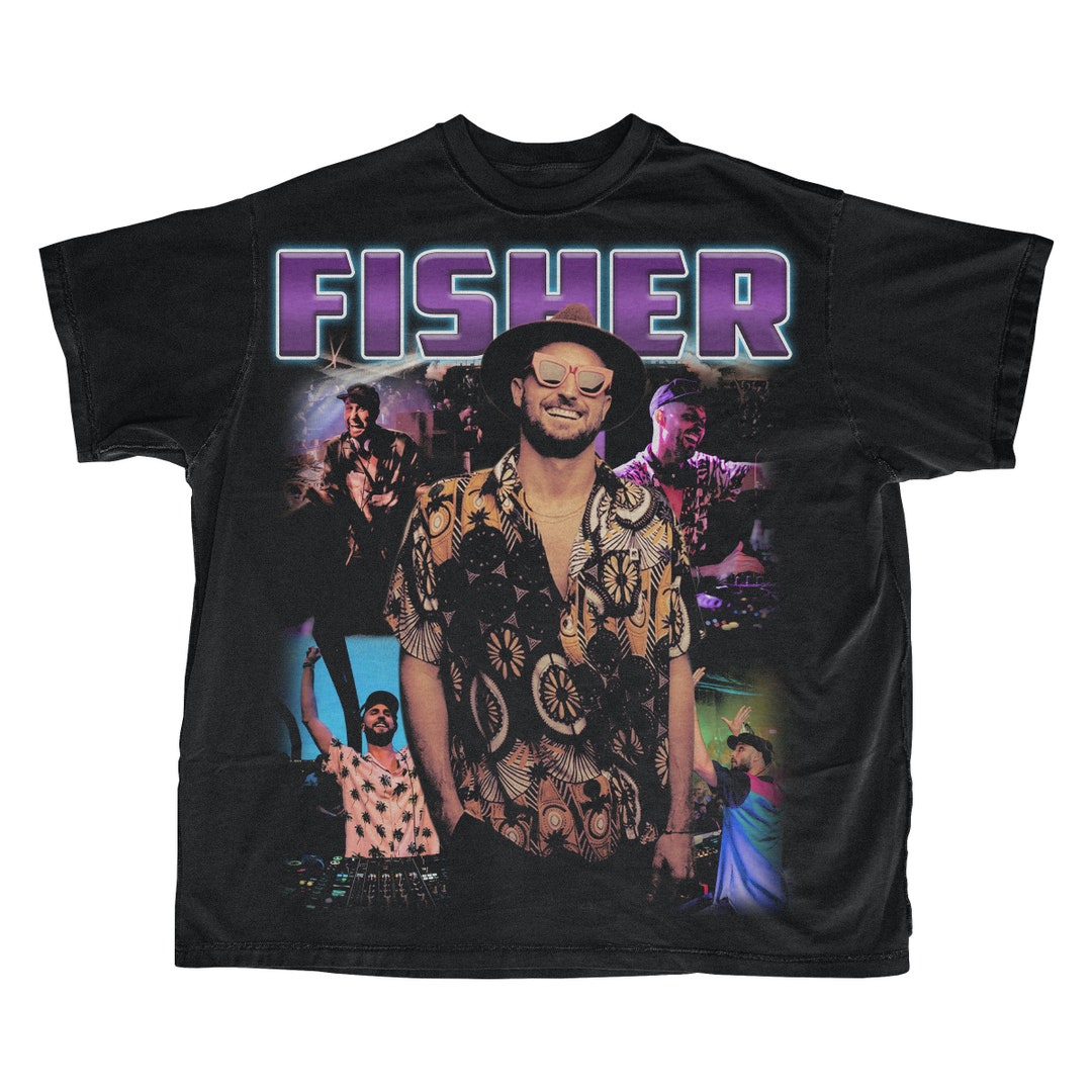Fisher: Vintage 90's Rave Tee - Etsy