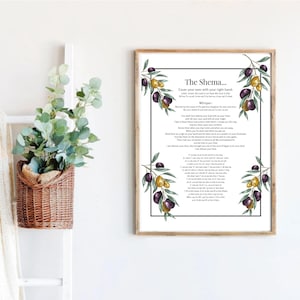 The Shema Prayer in English With Hebrew Transliteration, Printable ...