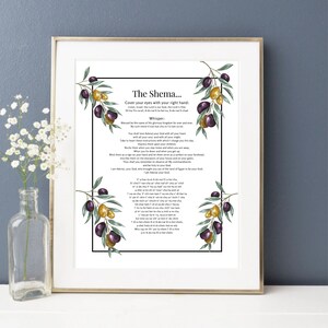 The Shema Prayer in English With Hebrew Transliteration, Printable ...