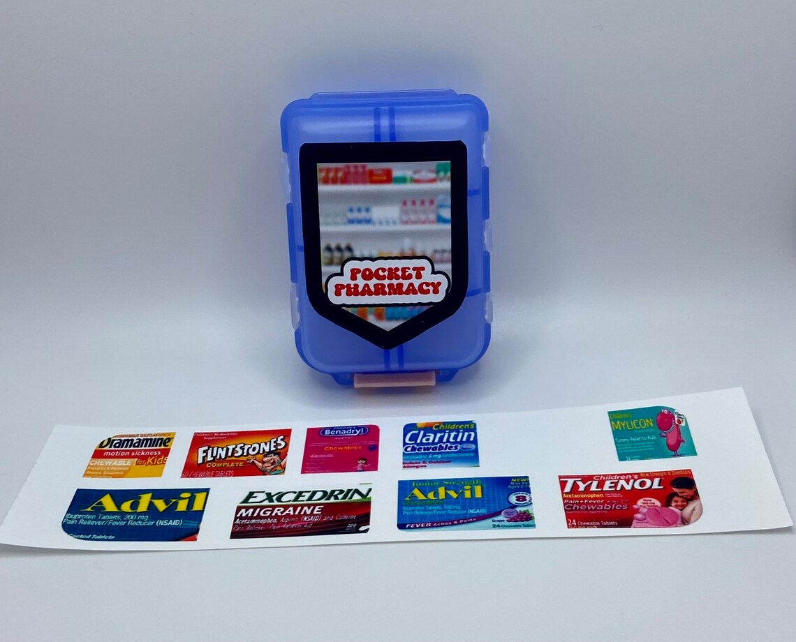10 Pocket Pharmacy Custom Labels LABELS ONLY - Etsy