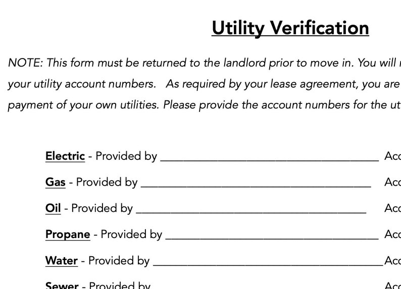 DIGITAL - Complete Rental Lease Packet (all Documents Bundled) - Etsy