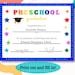 Preschool Graduation Certificate Printable Graduation for Preschool ...