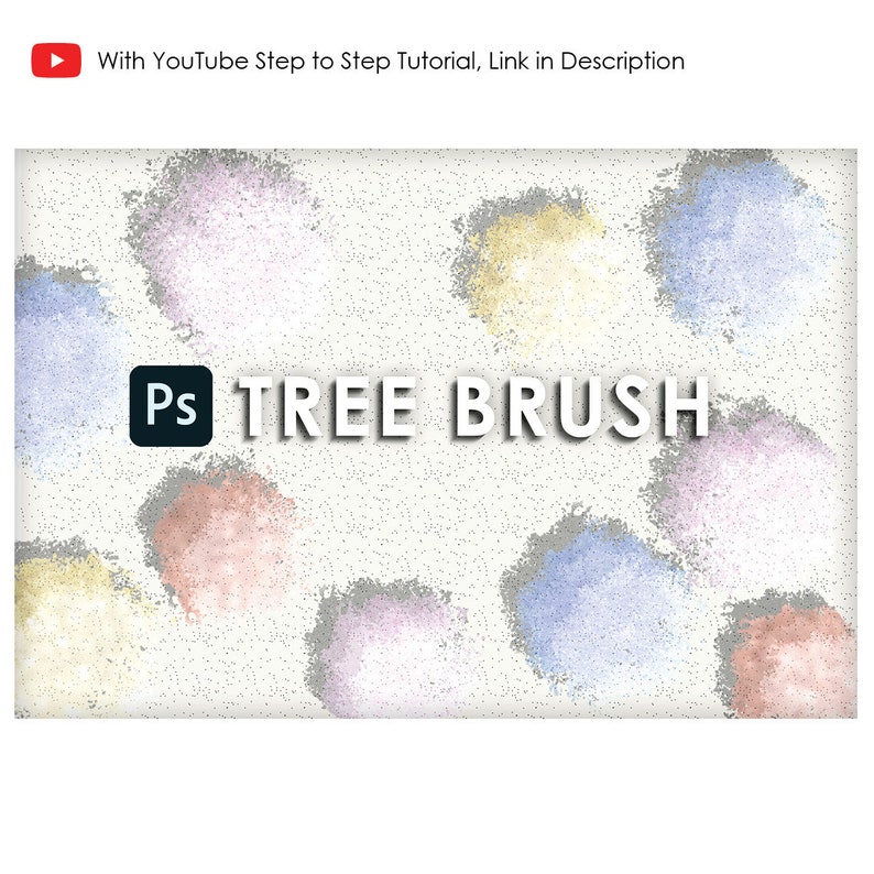 Water Color Style Tree Brush - Etsy