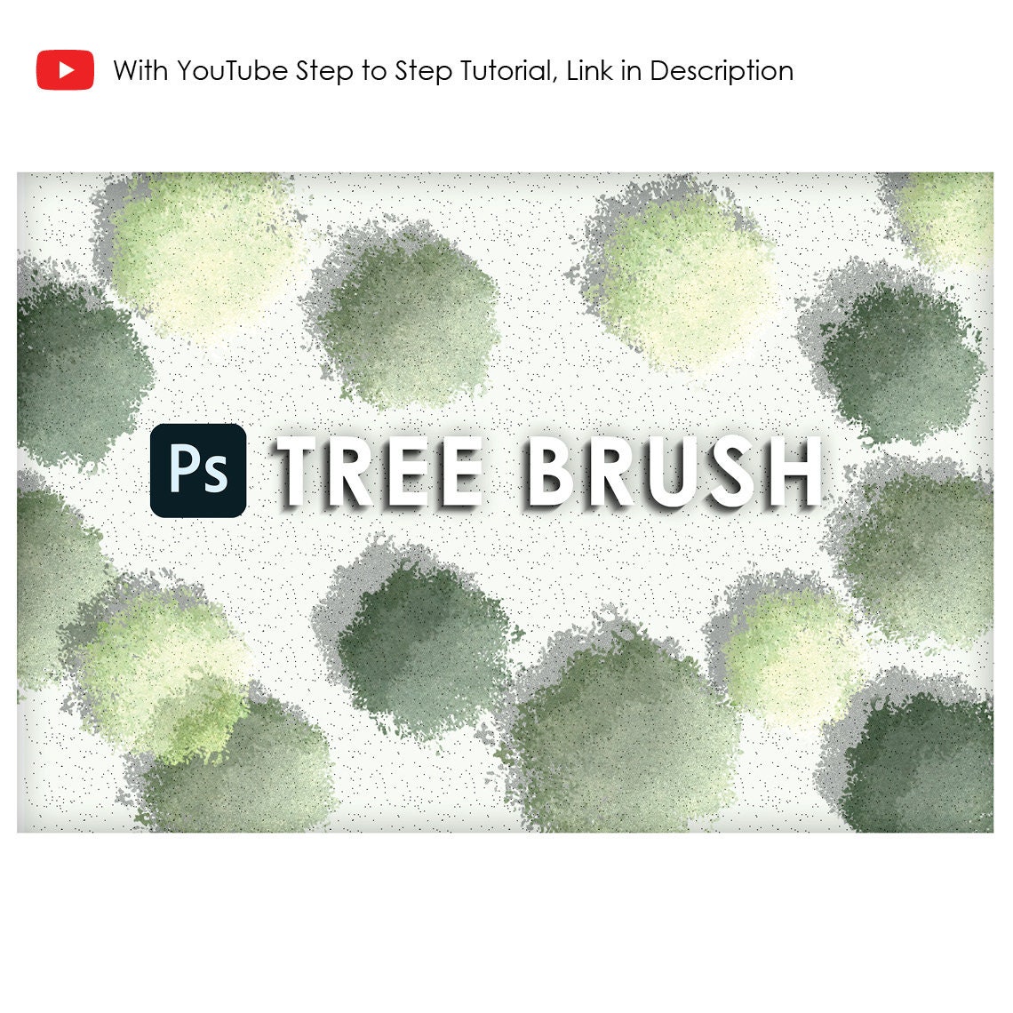 Water Color Style Tree Brush - Etsy