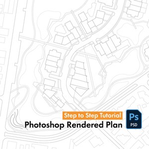 Lake Community Photoshop Site Plan Render Full Presets Package - Etsy