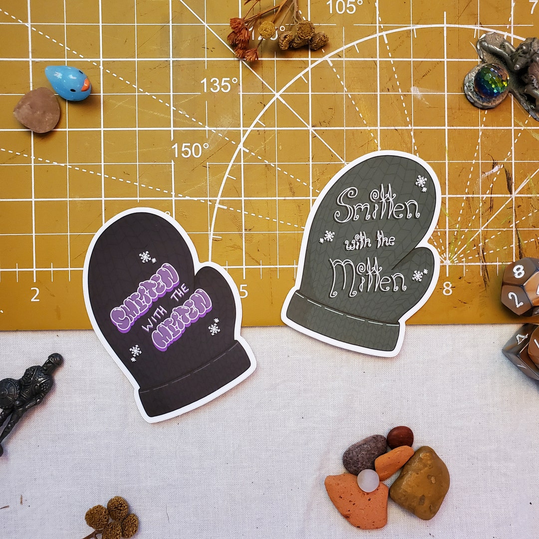 The Smitten Sticker Set, Bundle of 2 Michigan Mitten Decals, Winter ...