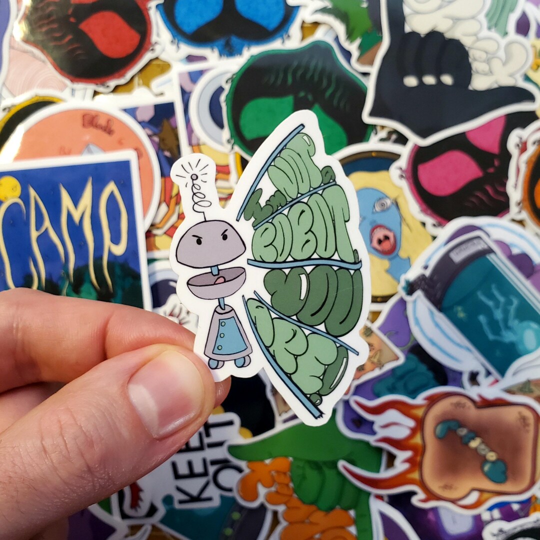 I'm Not a Robot You Are Hand-cut Vinyl Sticker, Be Original Droid Decal ...