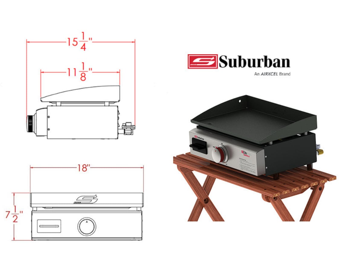 18 Suburban Griddle Storage Box - Etsy
