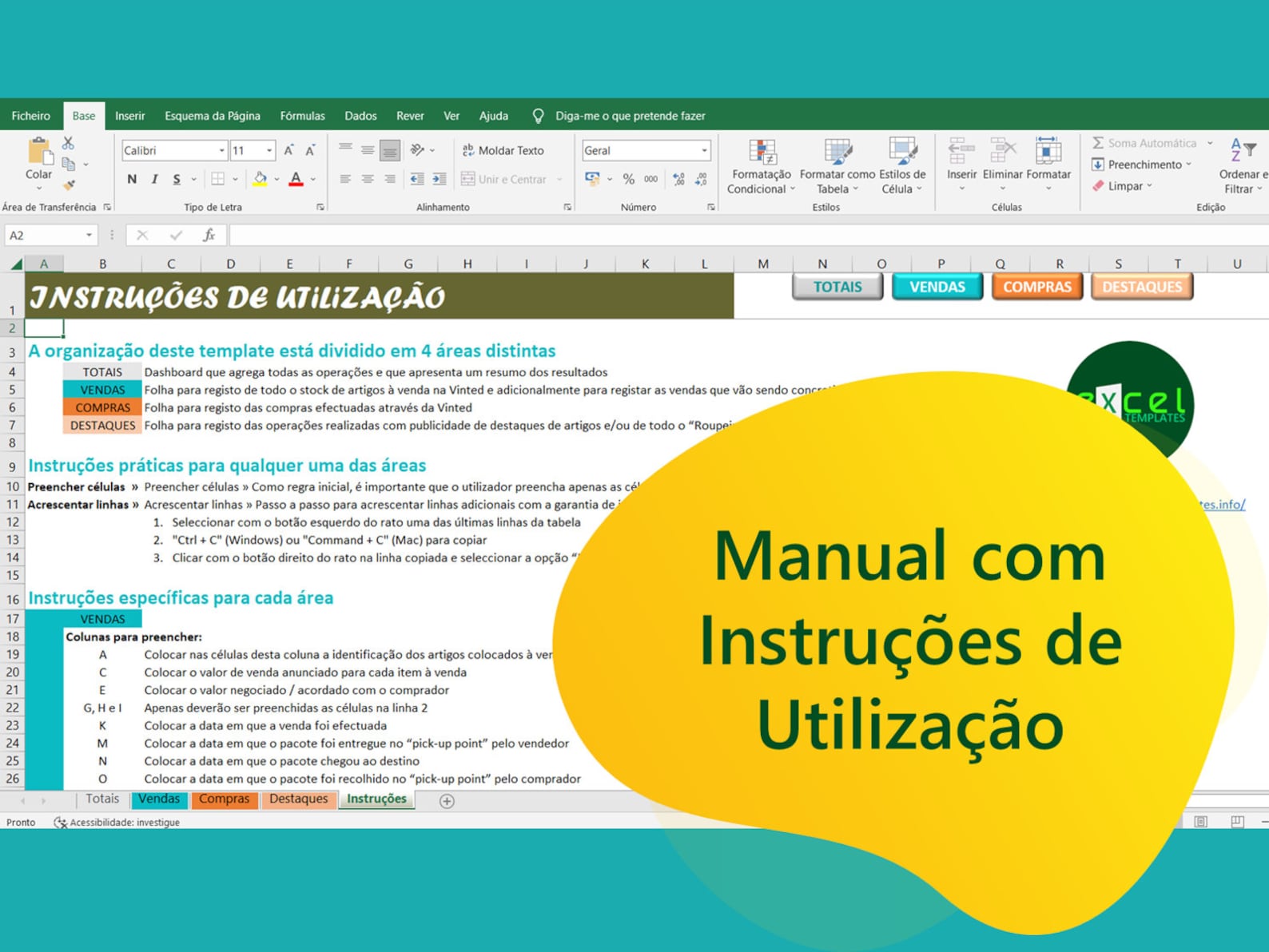 Vinted Reseller Excel Spreadsheet: Inventory Tracker, Profit & Sales ...