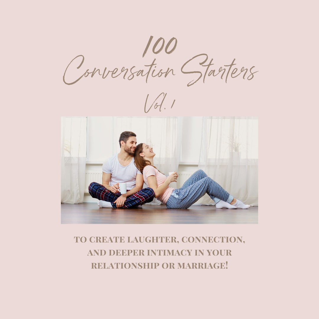 100 Fun & Meaningful Conversations to Have With Your Partner - Etsy