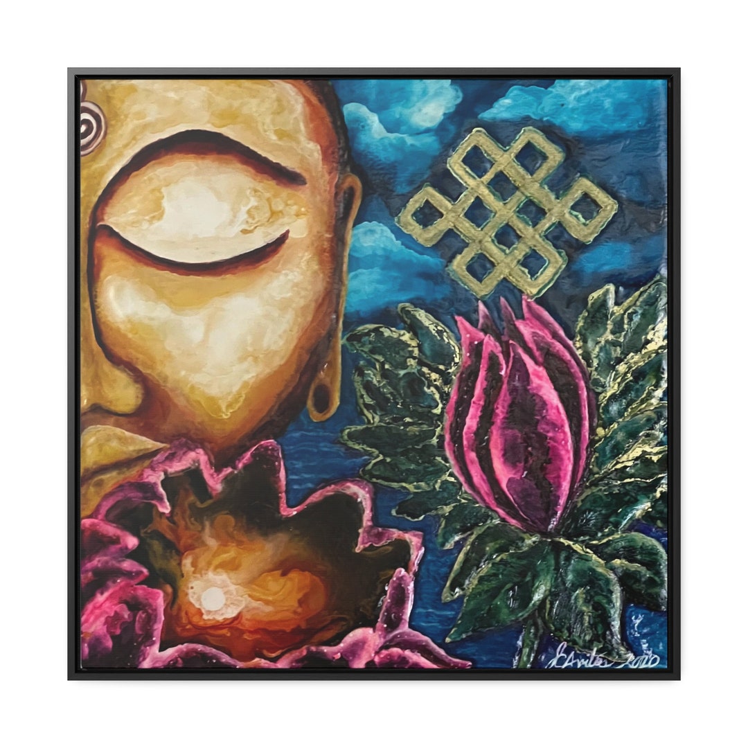 Buddha Star by Jennifer Avilés Print on Gallery Canvas Wraps, Square ...