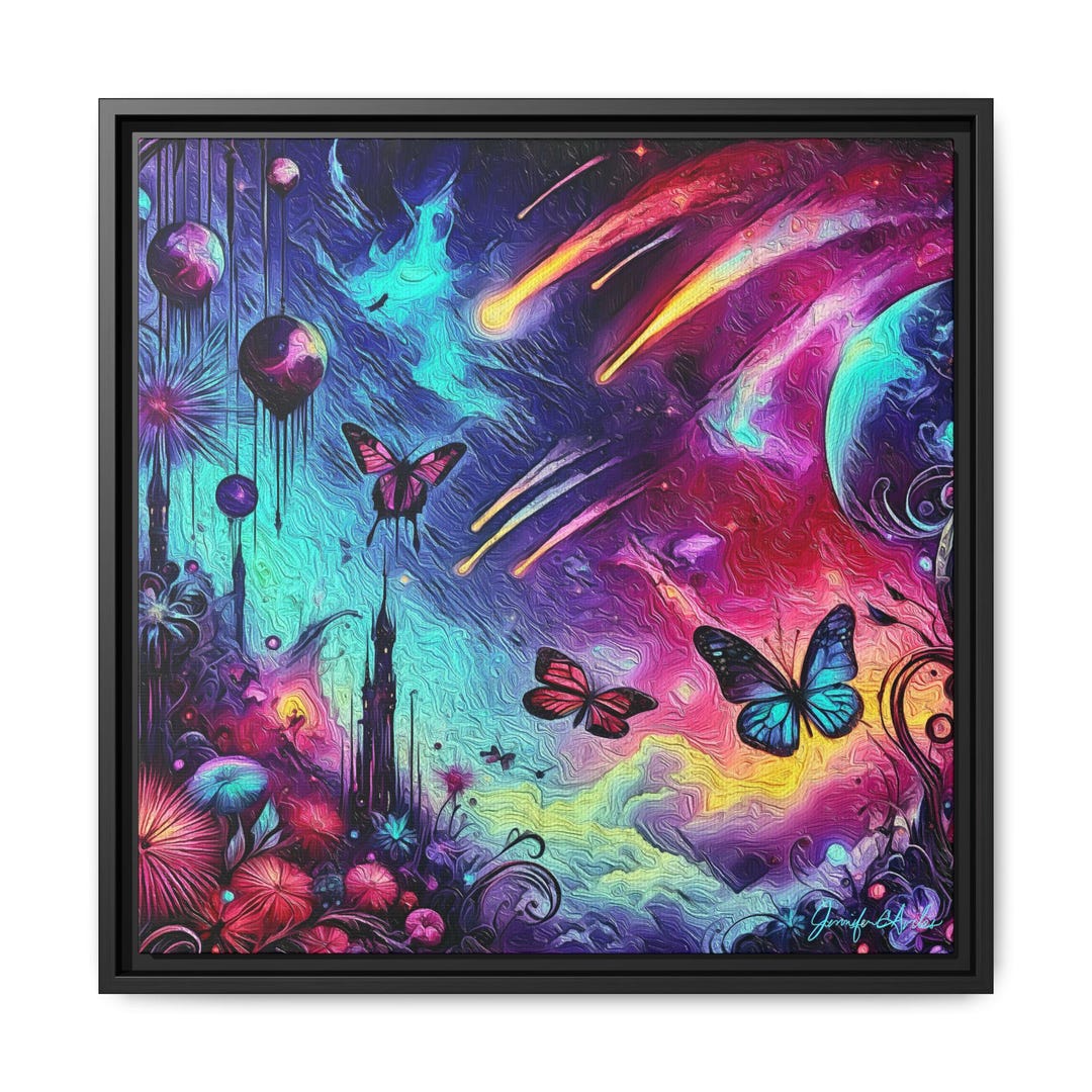 Butterfly Fae Kingdom by Jennifer Avilés Digital Art Printed on 20 X 20 ...