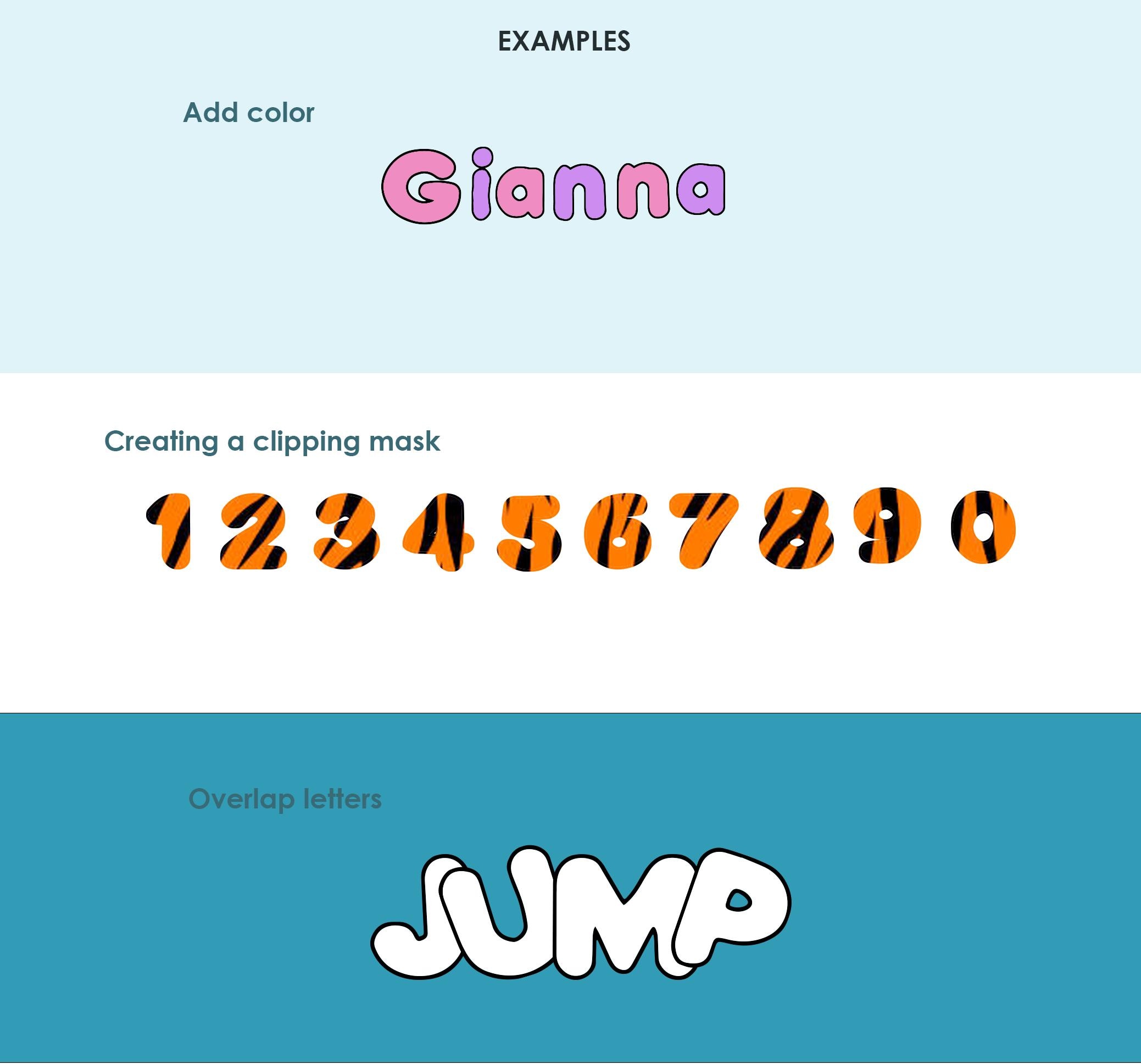 Hand Drawn Bubble Font SVG (upper/lower Case A-Z & Numbers 0-9) Set ...