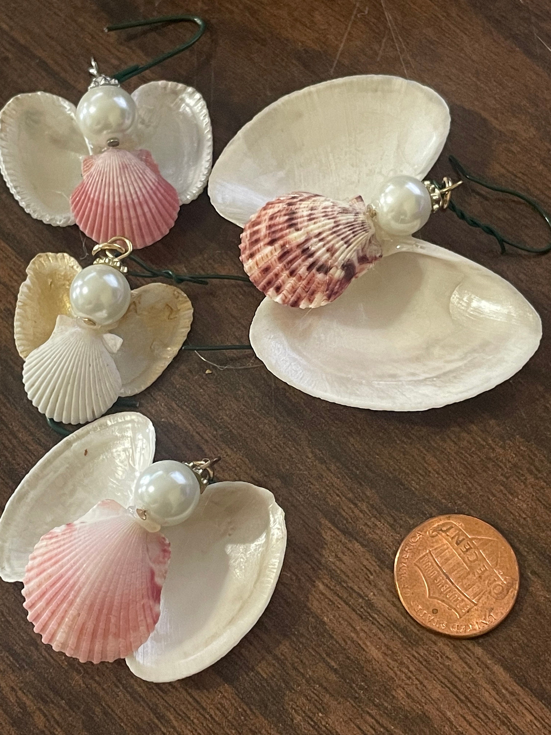 Shell Angels | Tree Ornaments | Tropical Christmas - Etsy