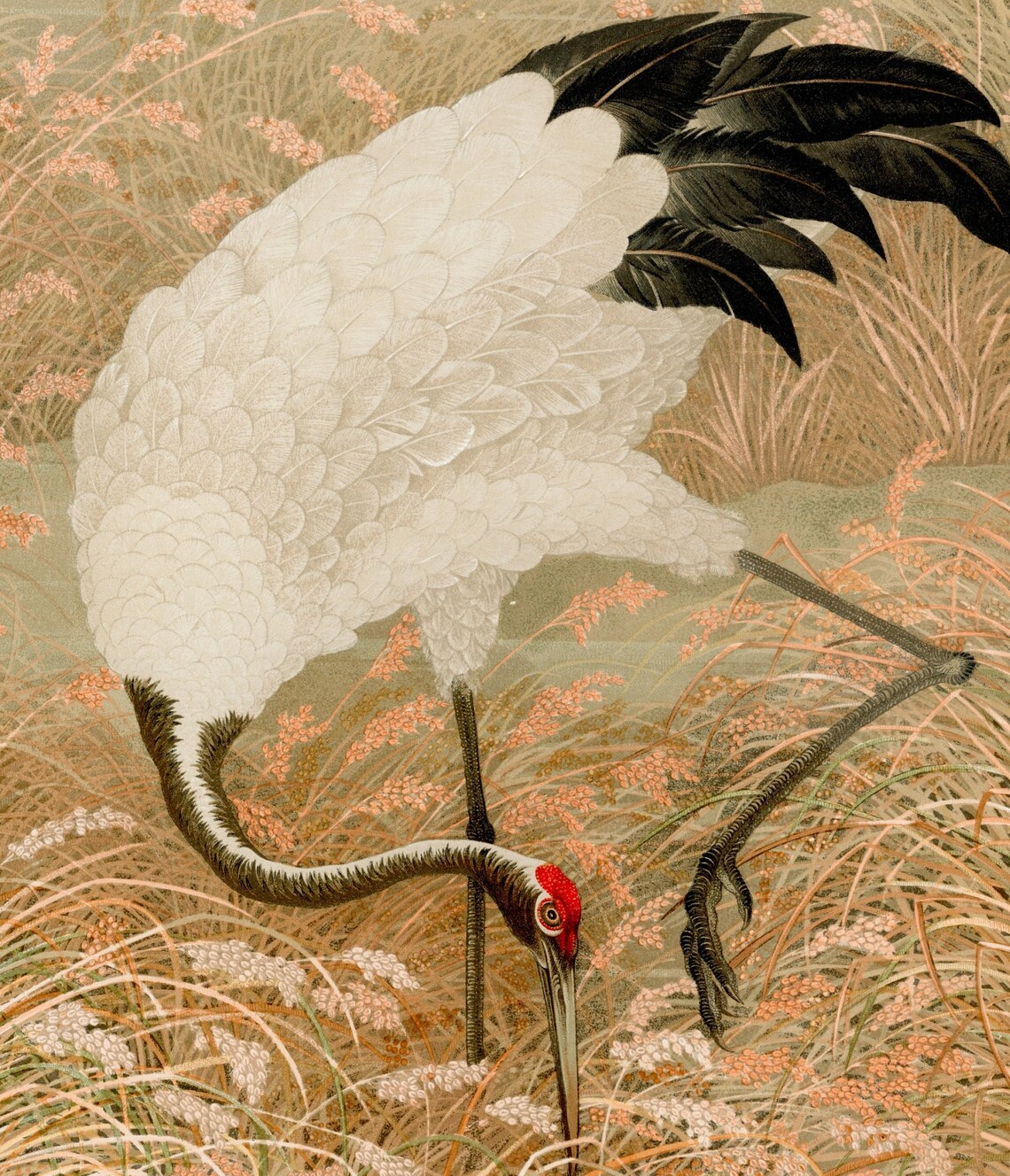 Vintage Japanese Painting, Reproduction Matte Finish Print - Etsy