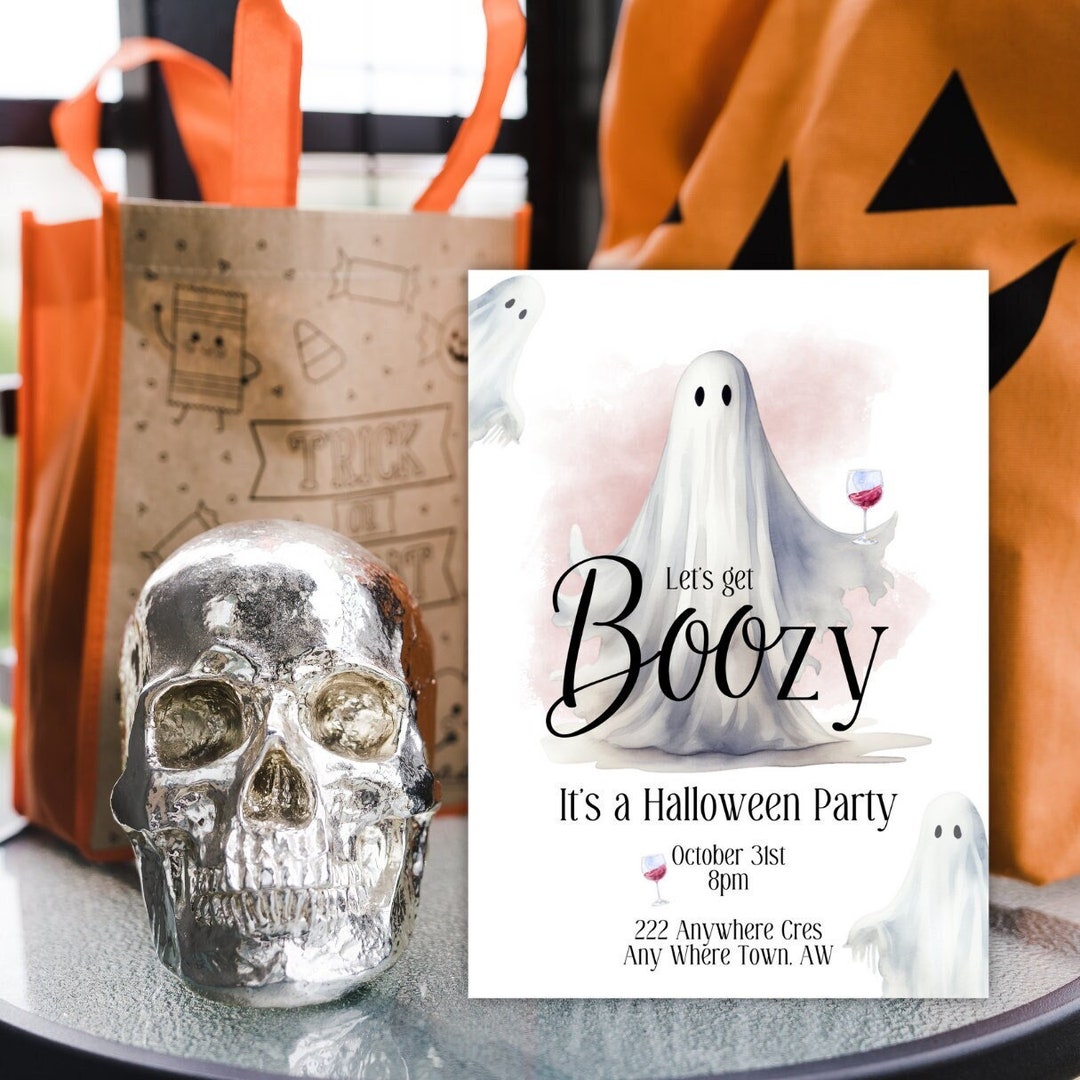Editable Halloween Invitation Halloween Invite Halloween - Etsy