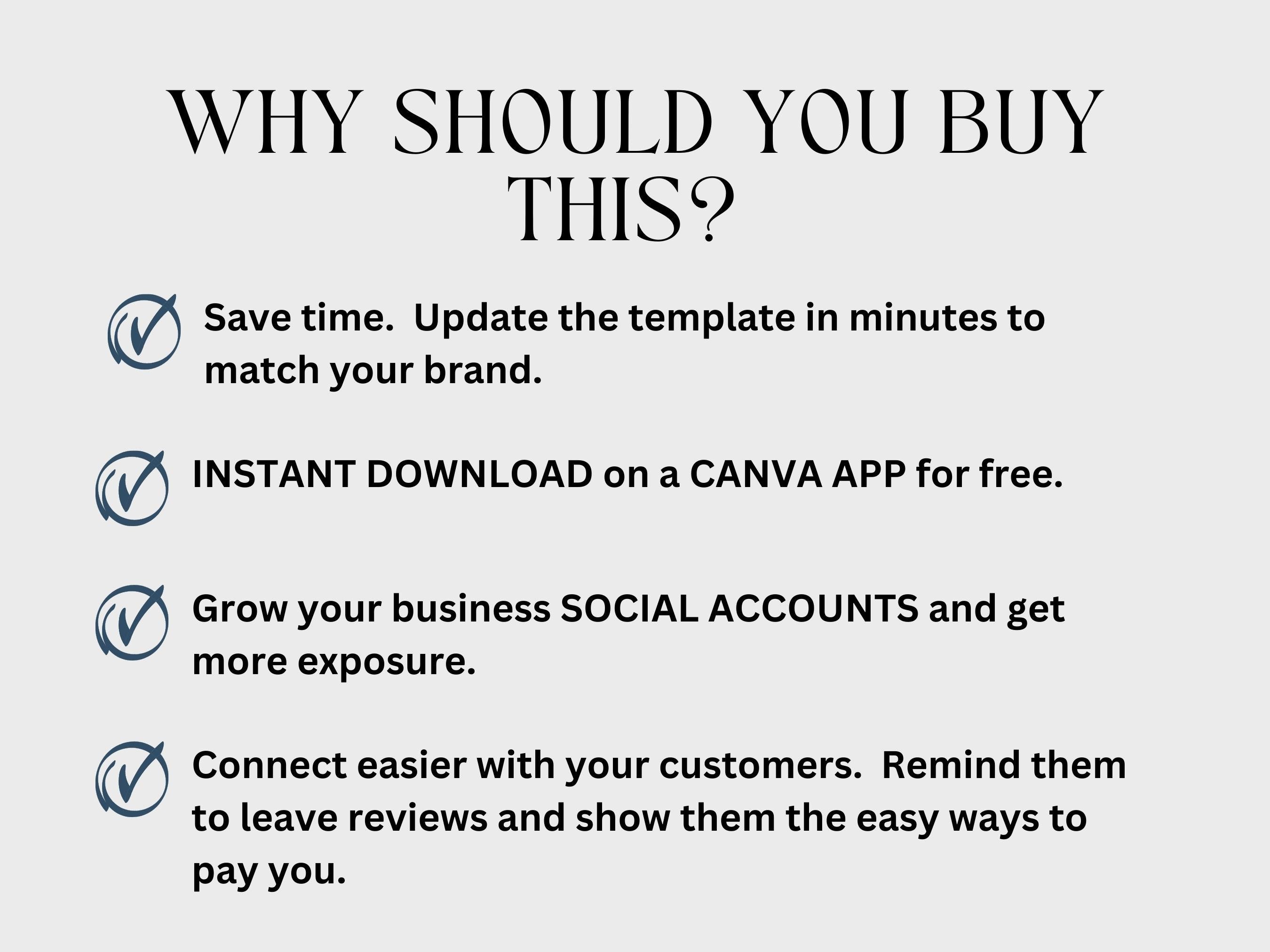 Social Media QR Scan Sign Template, QR Code Sign, Editable Business ...