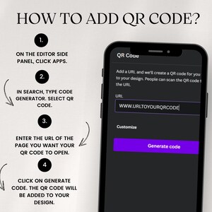Business Sign Template Bundle, QR Code Sign, Social Media Sign, Scan to ...