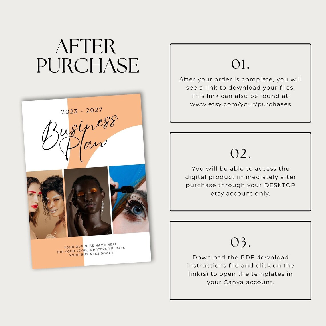 Business Plan Template for Makeup Artists, INSTANT DOWNLOAD 38 Done for ...
