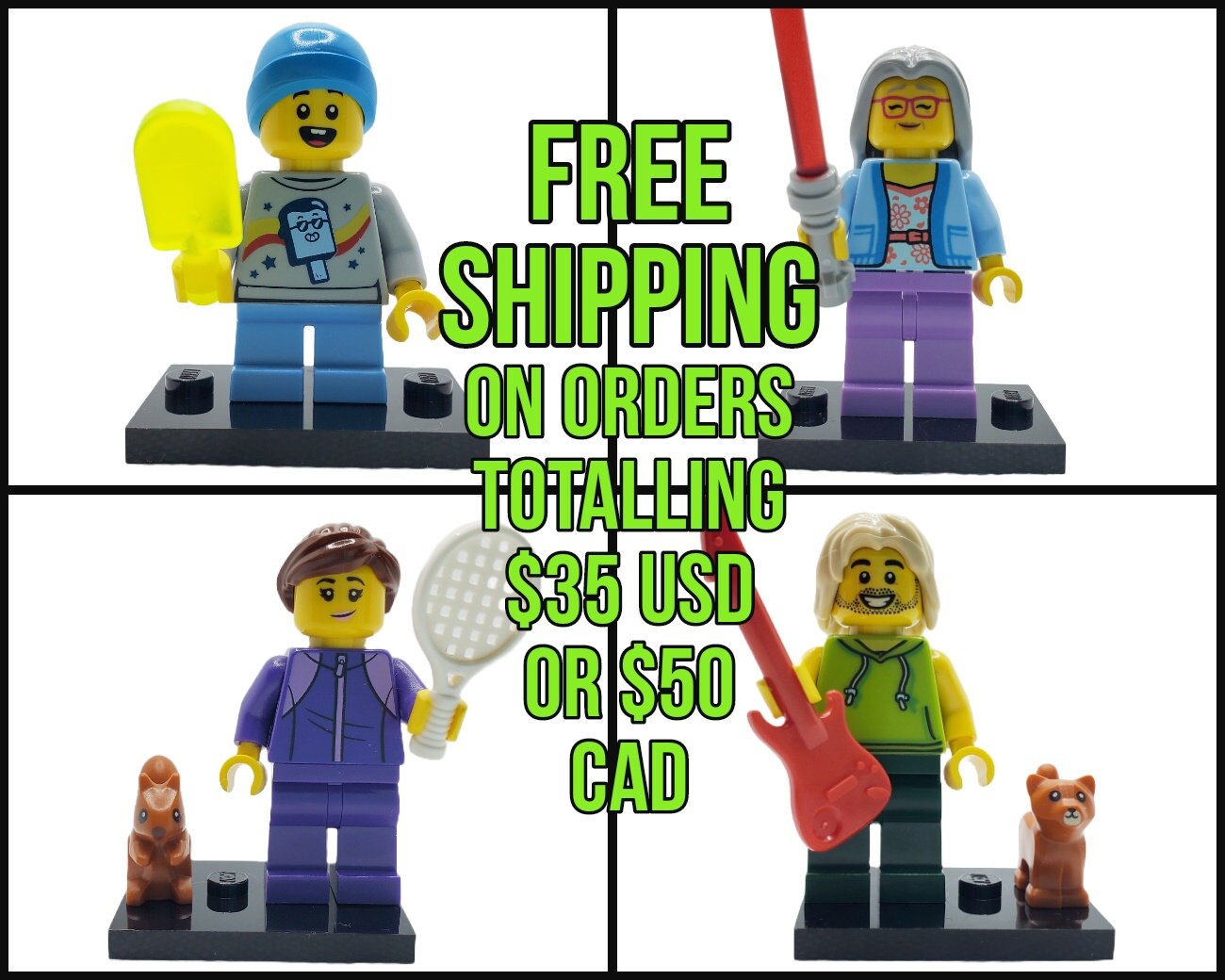 Custom Minifigure Create Your Own Personalized Figure Made With Genuine ...